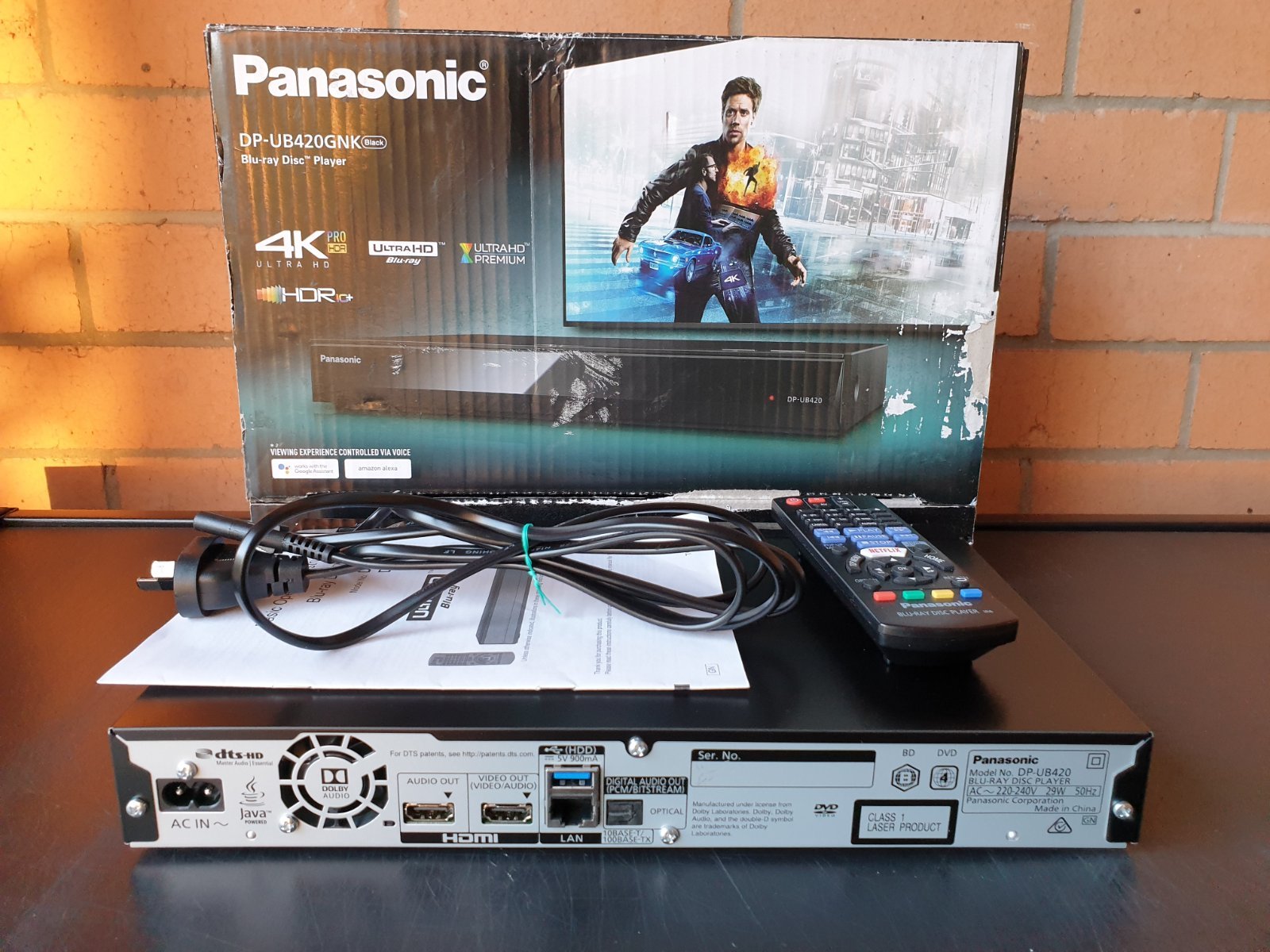 FS: Panasonic DP-UB420 Ultra HD 4K HDR Bluray Player |﻿ Stereo, Home ...