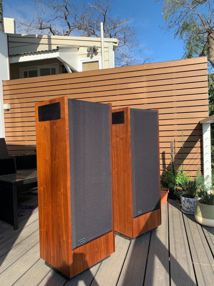 Infinity Monitor II speakers - immaculately restored, original drivers ...