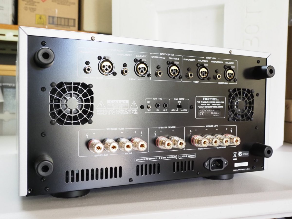 Rotel RMB-1585 5 Channel Power Amplifier |﻿ Stereo, Home Cinema ...