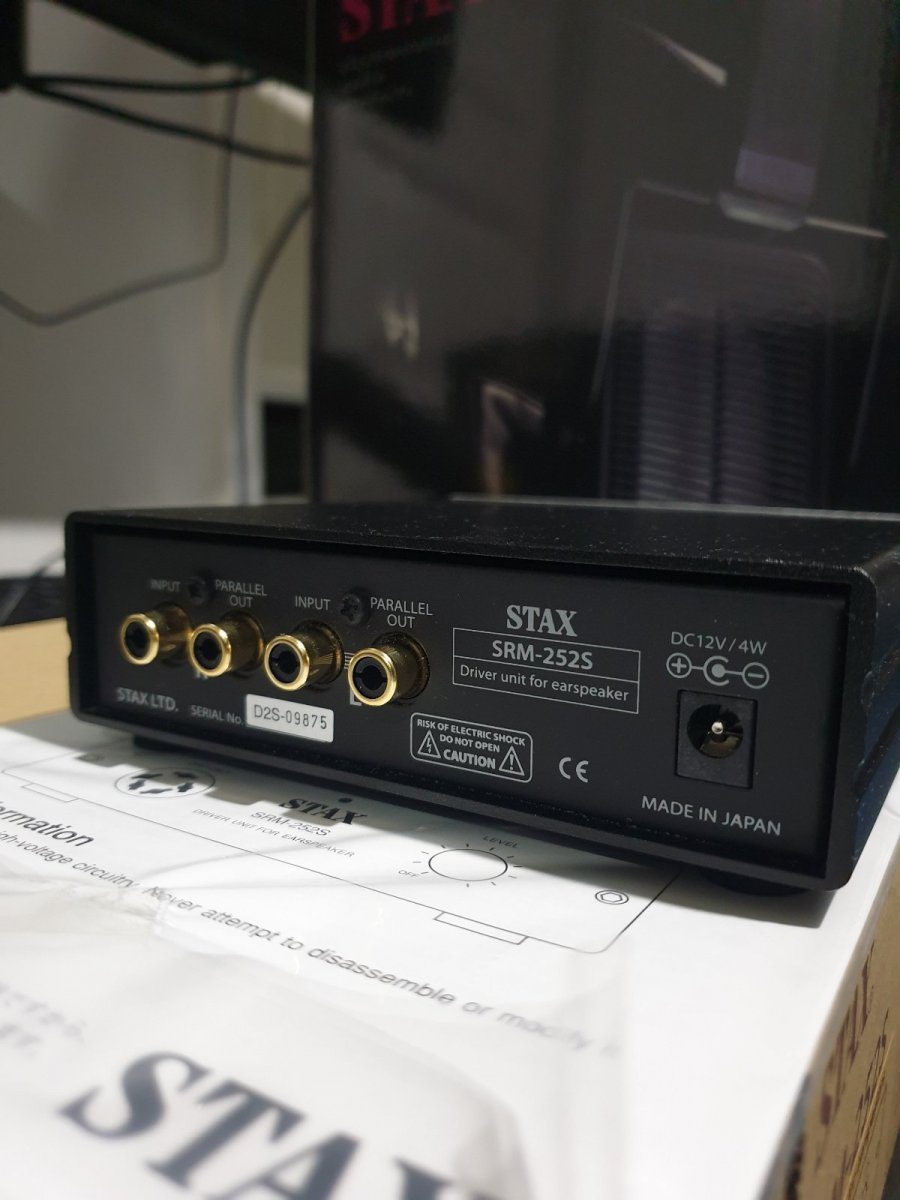 FS: STAX SR-L700MK2 Electrostatic Headphones + STAX SRM-252S driver ...