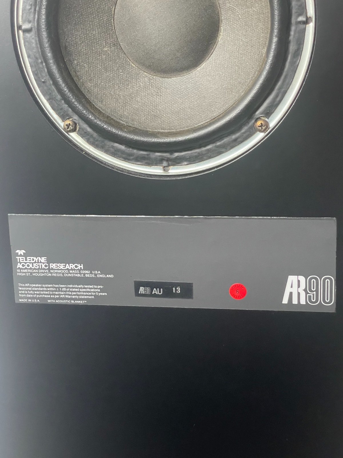 FS: Rare Acoustic Research AR 90 *Price Drop* |﻿ Stereo, Home Cinema ...