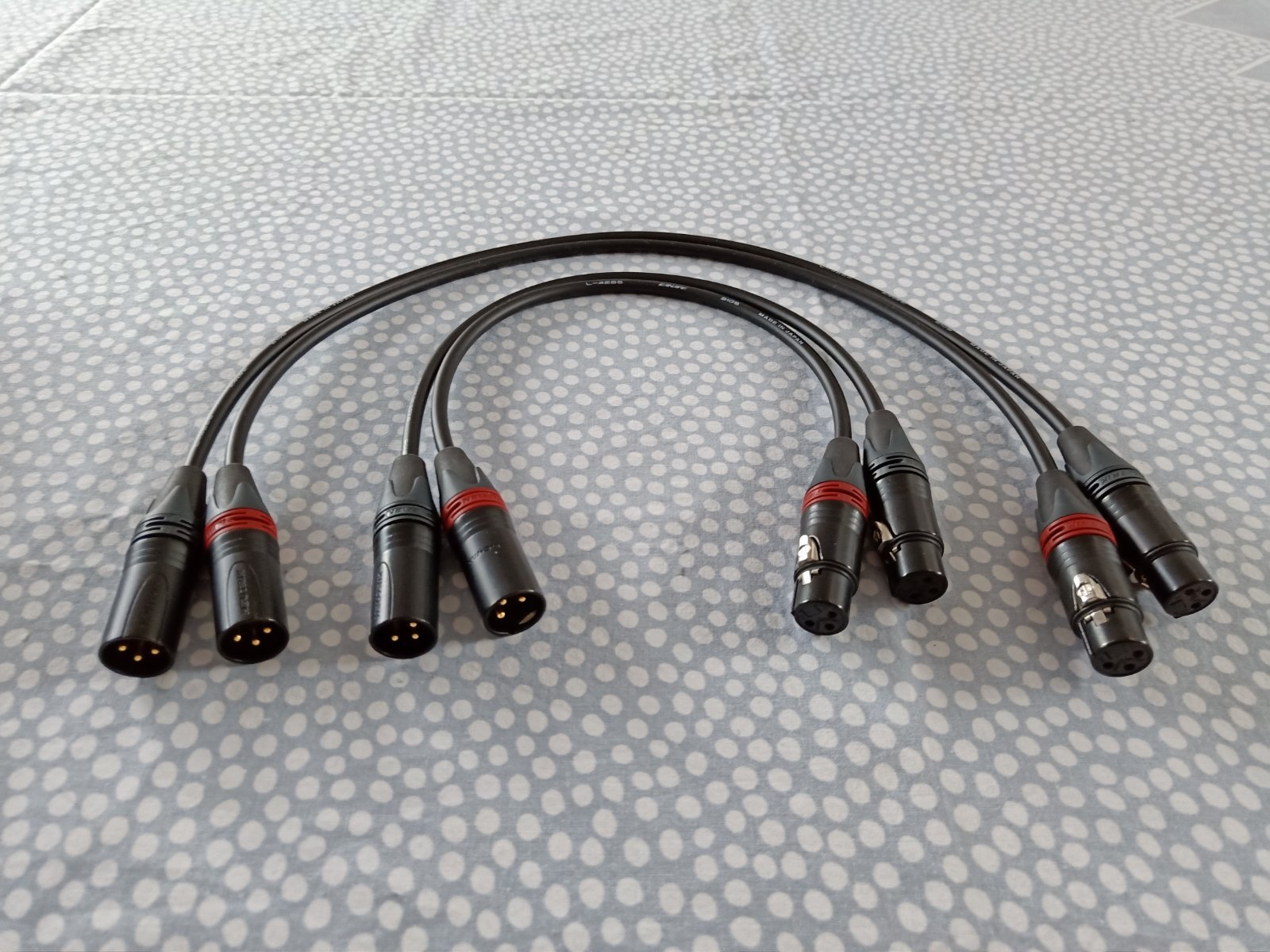 FS: Douk Audio / One Little Bear 3-Way XLR Switch and 4 Cables - Hi-Fi ...