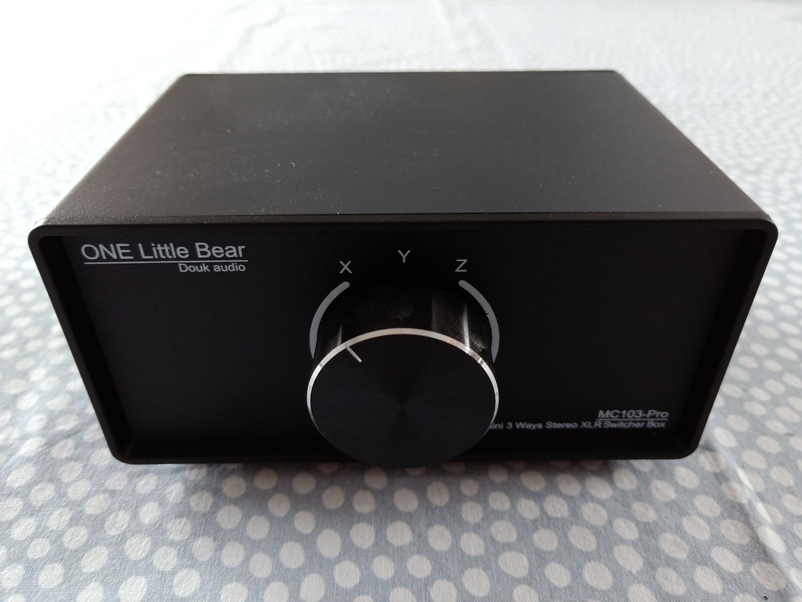FS: Douk Audio / One Little Bear 3-Way XLR Switch and 4 Cables - Hi-Fi ...