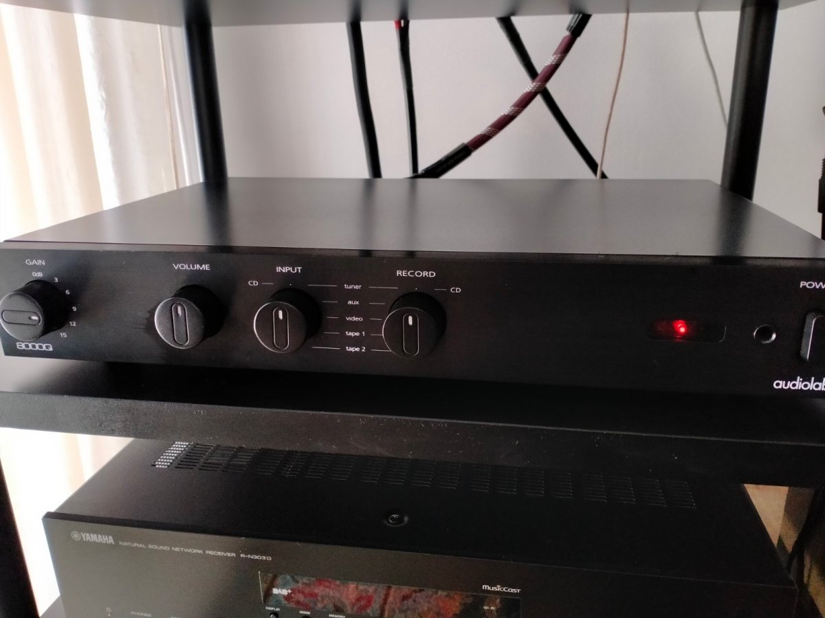 SOLD : Audiolab 8000Q preamplifier - Stereo, Home Cinema, Headphones ...