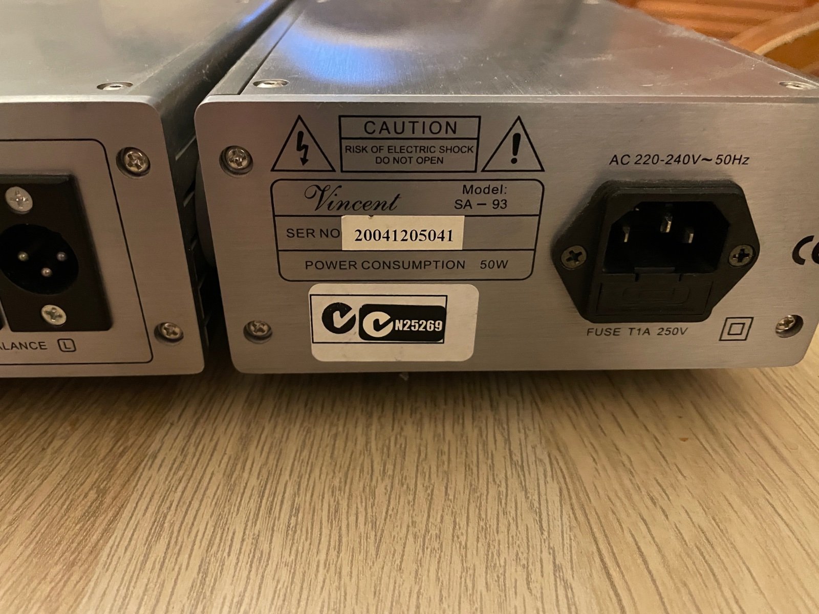 FS: Vincent SA-93 Preamplifier Dual Monaural - Stereo, Home Cinema ...