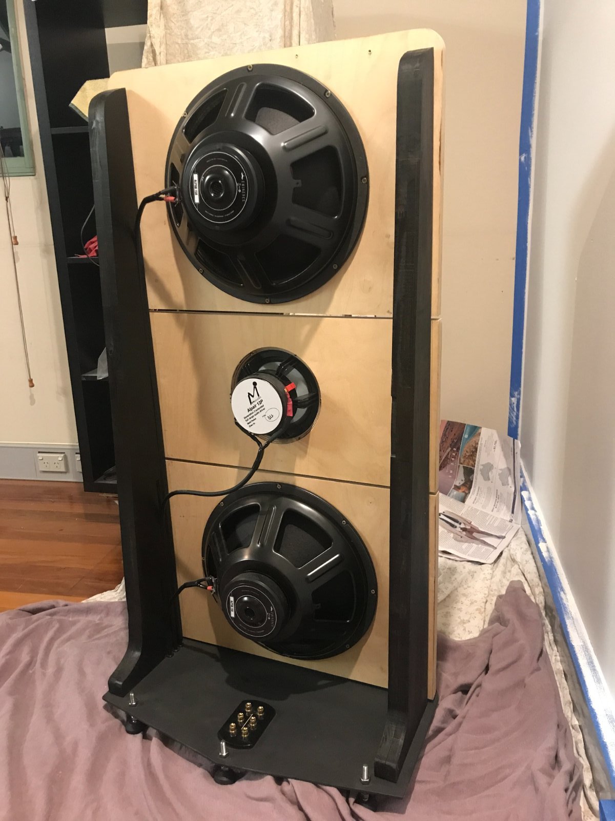 FS: DIY PAP Trio clone: 2 way active open baffle with Eminence 15A and Mark Audio Alpair 12P ...