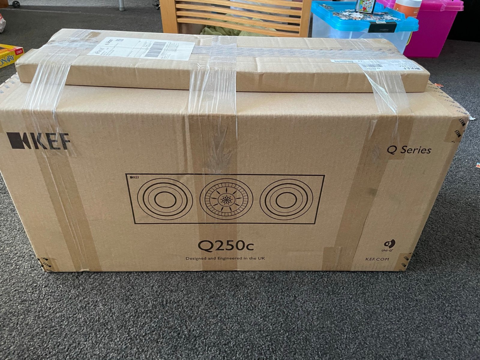 FS: New still in unopened carton - Kef Centre Q250c Speaker - Stereo ...