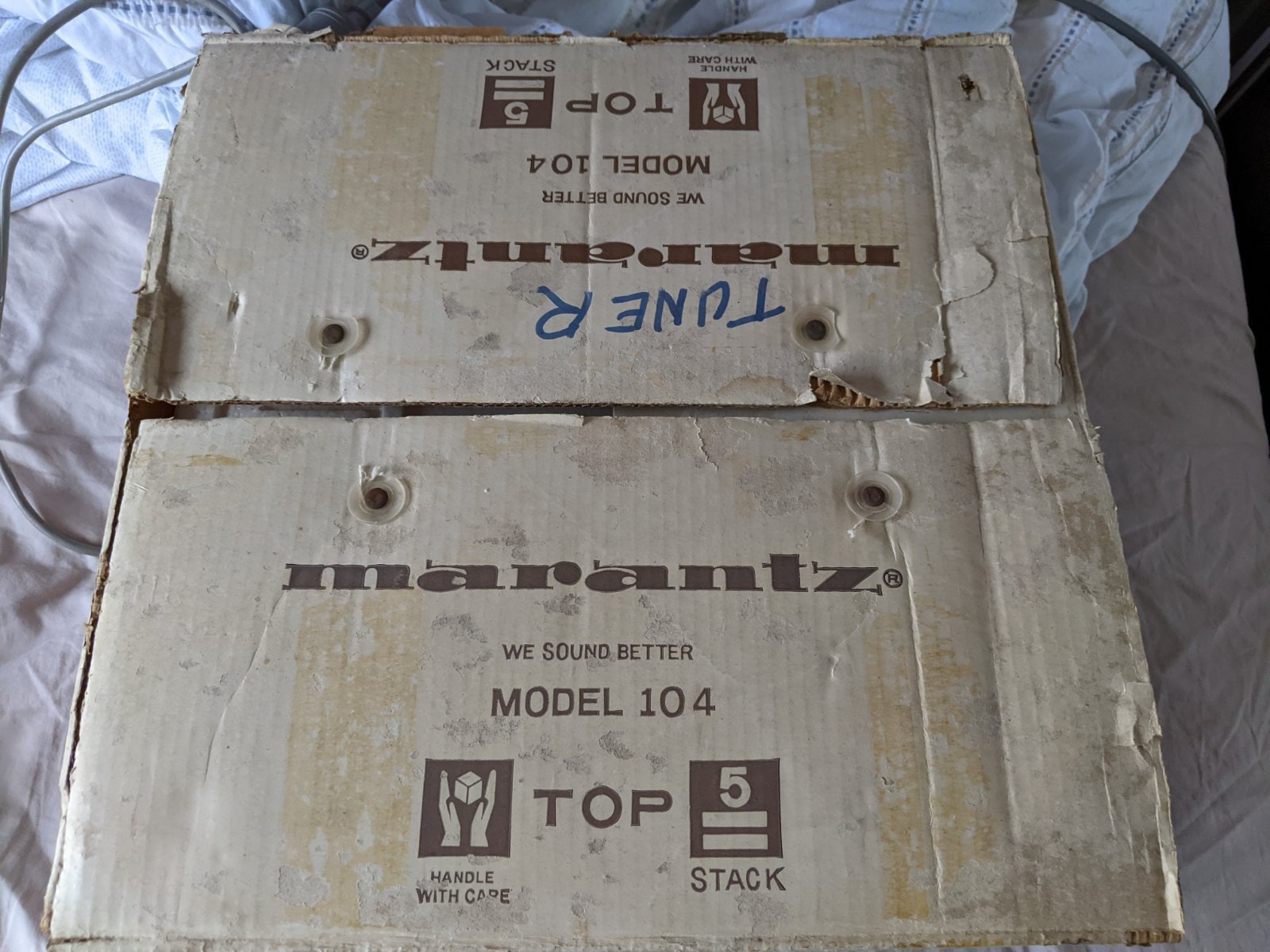 FS: Marantz Model 104 AM/FM Radio Tuner - In Original Box - Stereo ...