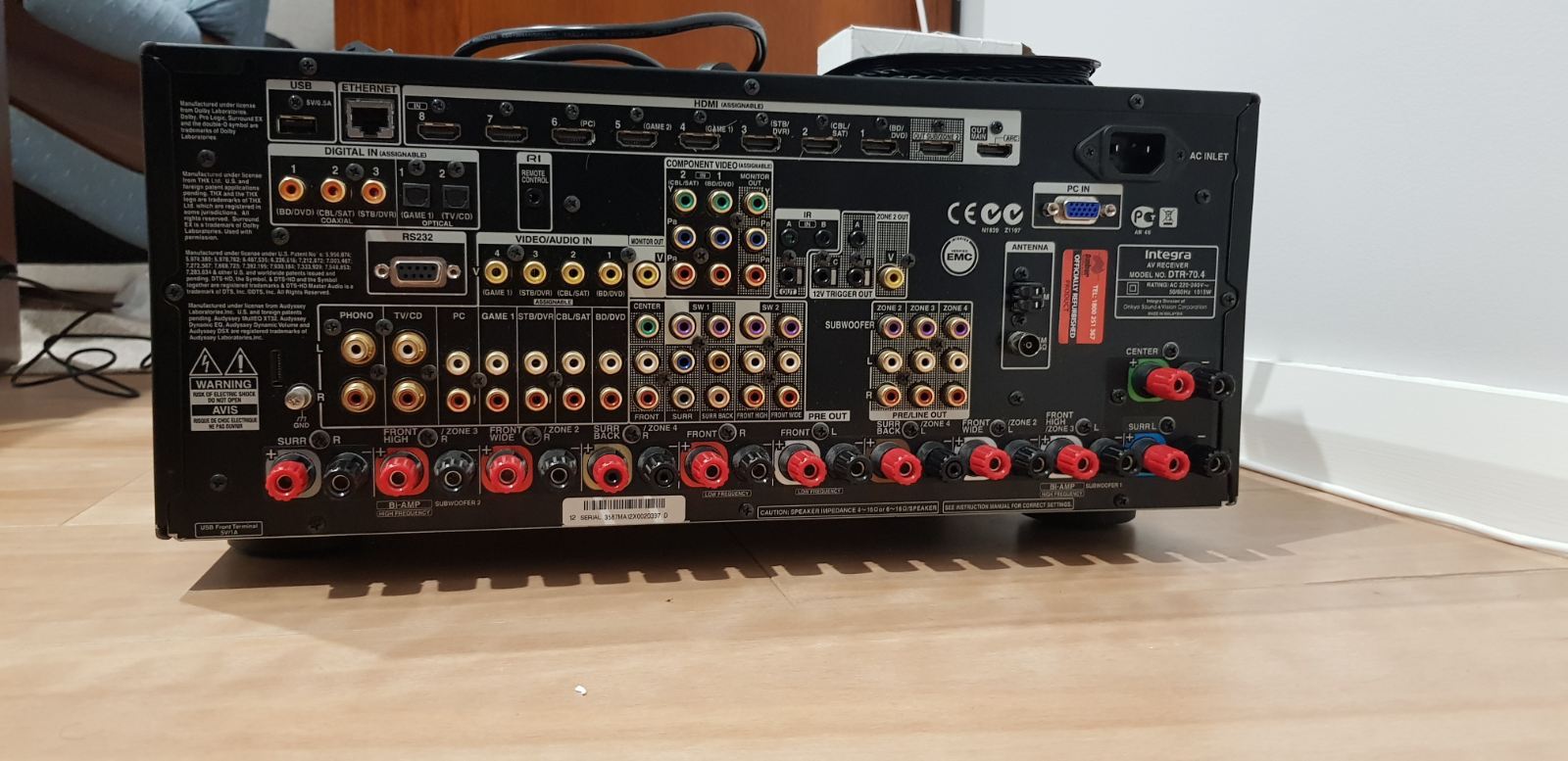 Integra DTR-70.4 9.2 Channel Home Theatre amplifier |﻿ Stereo, Home ...