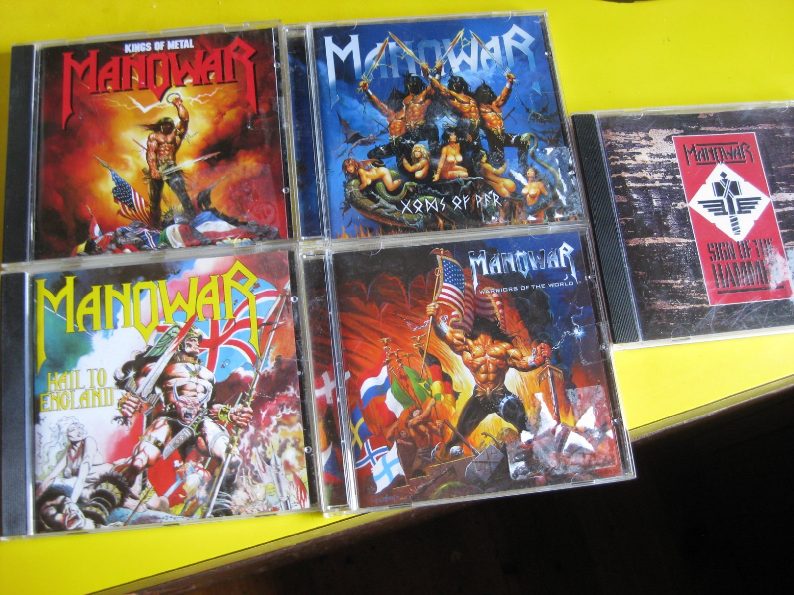 Manowar CD Collection. - Vinyl, CD, and Blu-ray - StereoNET