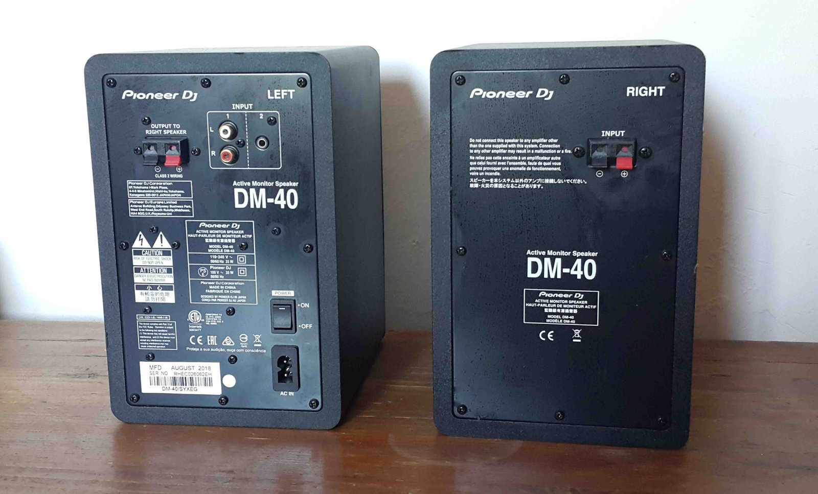FS: Pioneer DM40 4 Active Studio Monitors (Pair) |﻿ Stereo, Home Cinema ...