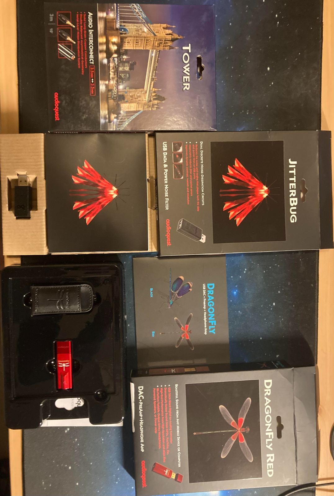 FS: Audioquest Dragonfly Red, Jitterbug, 3m 3.5mm Tower Cable (Bulk Lot ...