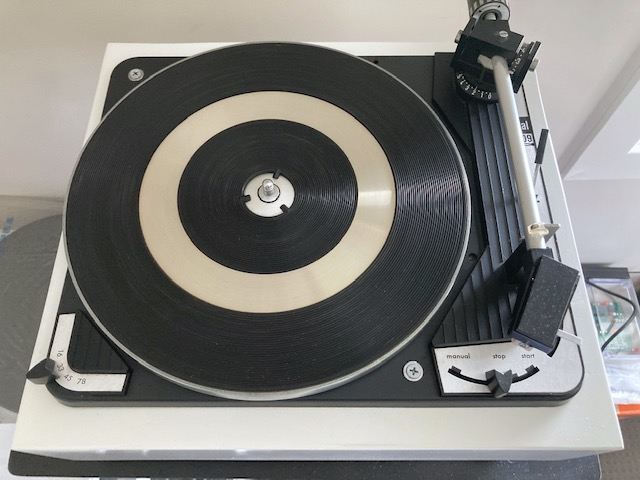 FS: DUAL 1009 SK Idler Turntable with white solid plinth and New ...