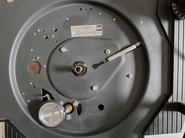 FS: DUAL 1009 SK Idler Turntable with white solid plinth and New ...