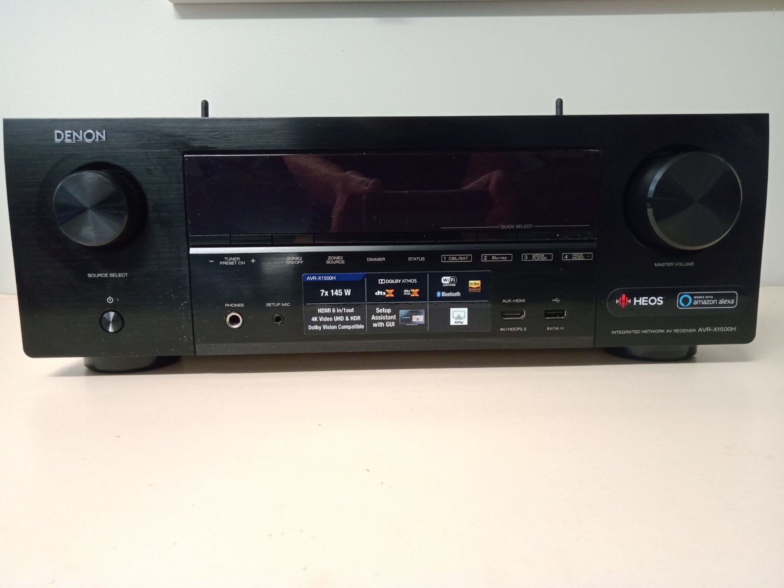 FS: Denon Receiver - AVR-X1500H - Stereo, Home Cinema, Headphones ...