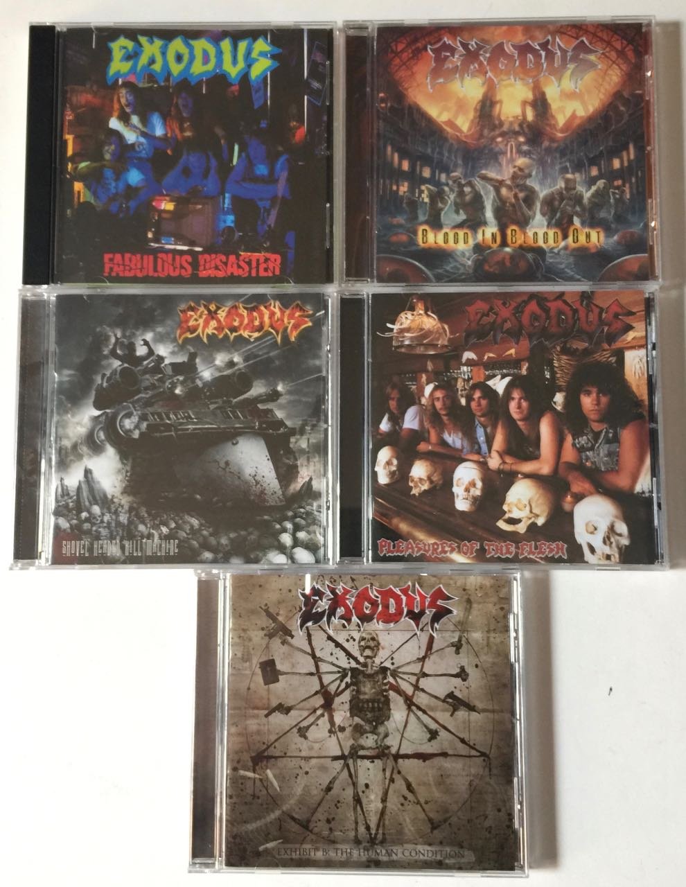 FS: Exodus Cd's - Lot Of 5 |﻿ Vinyl, CD, and Blu-ray