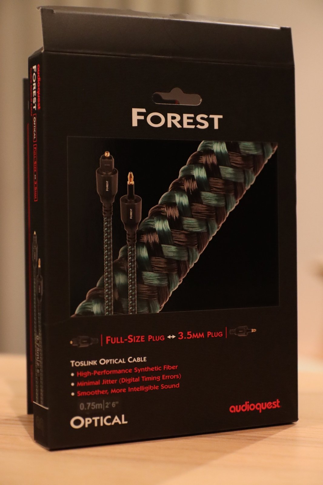 FS: AUDIOQUEST FOREST OPTICAL MINI-TOSLINK 750MM - Hi-Fi and Cinema ...