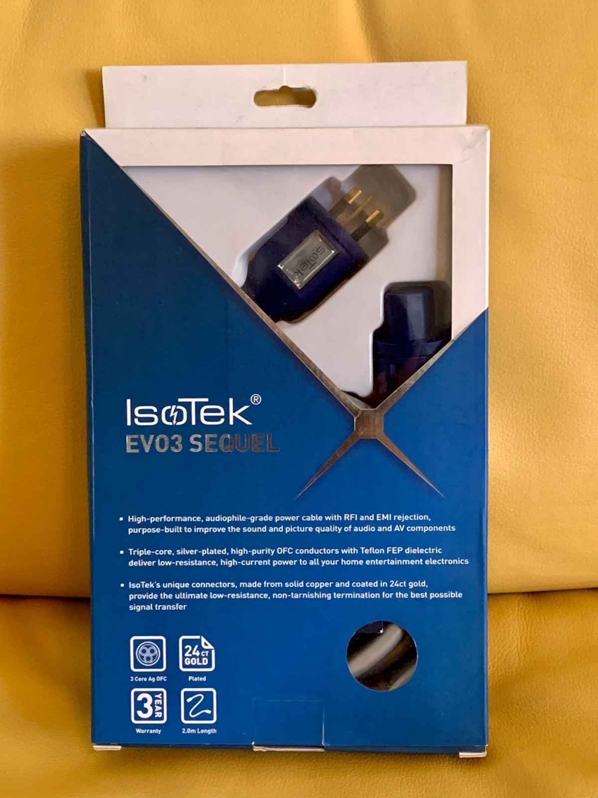 FS: *price lowered* ISOTEK EVO3 Sequel 2m C15 power cable (Type I ...