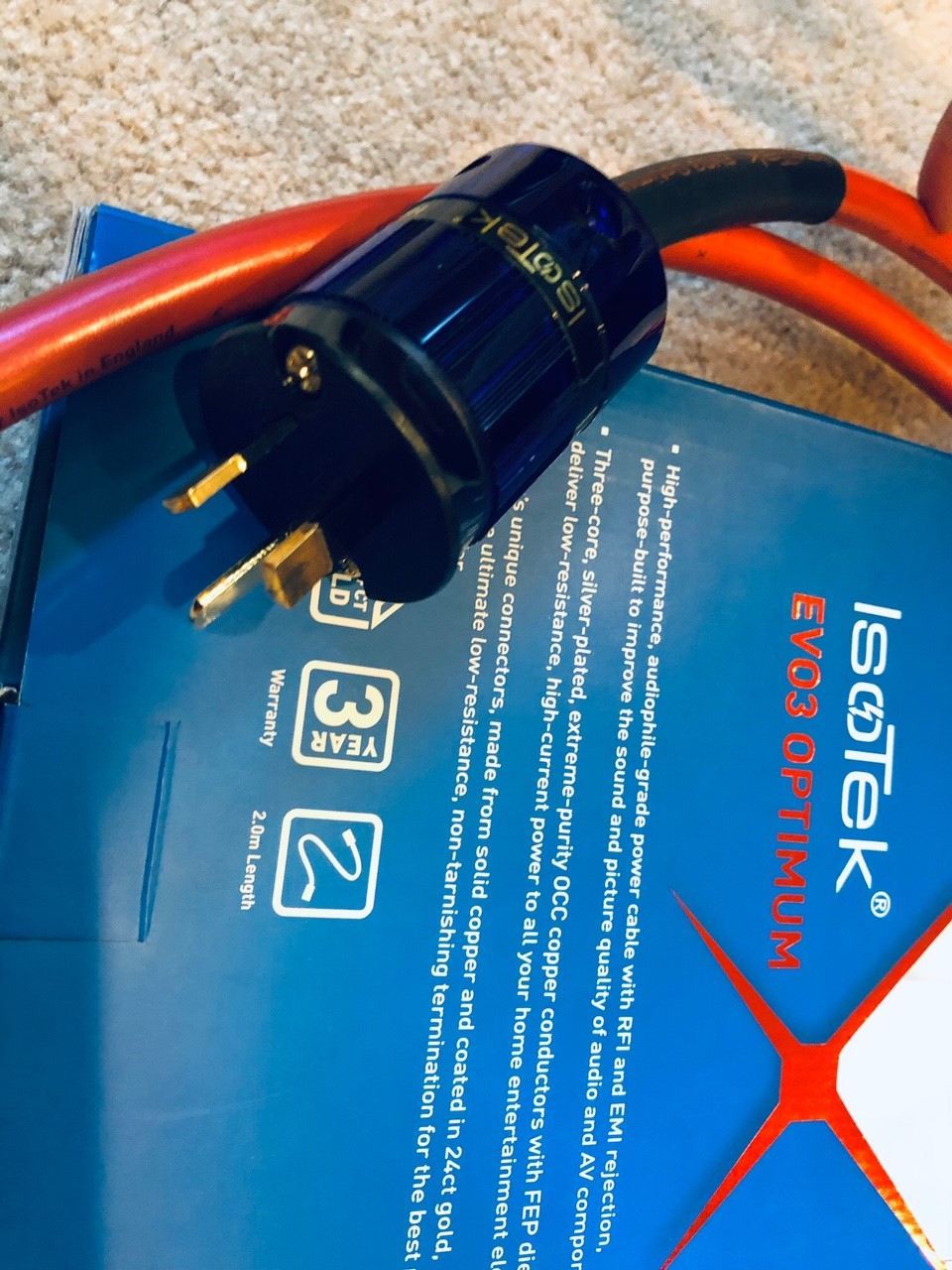 Isotek Optimum 2m Aus Plugs C15 - Hi-Fi and Cinema Cables & Accessories ...