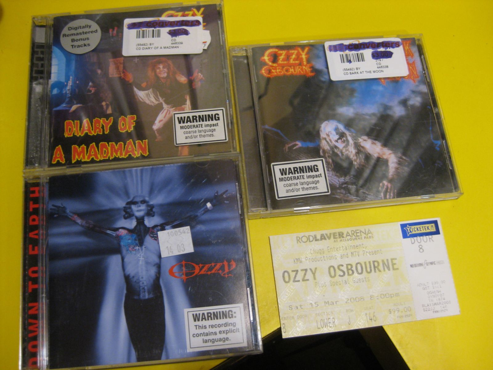 FS: Ozzy Osbourne CD collection. - Vinyl, CD, and Blu-ray - StereoNET