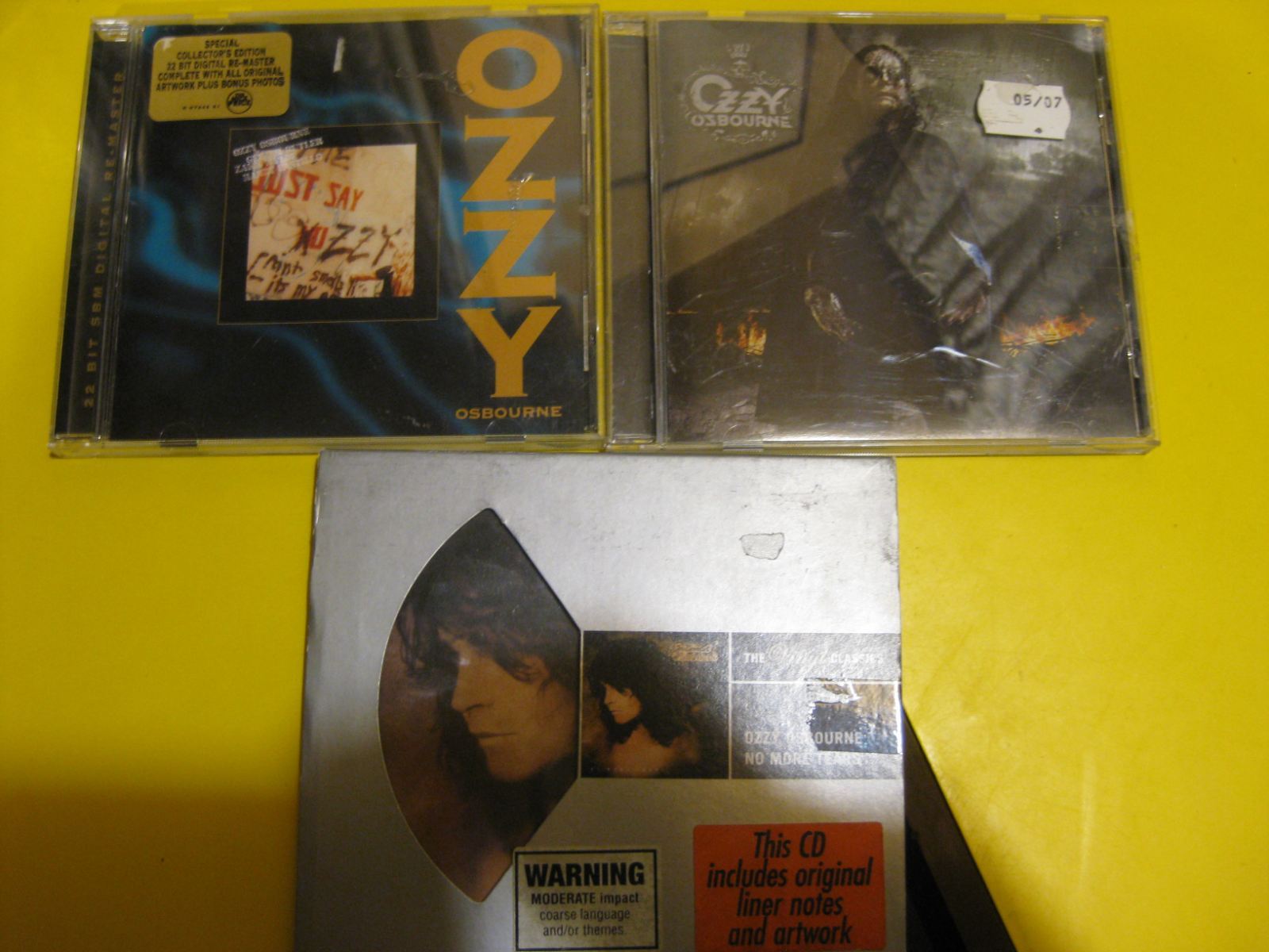 FS: Ozzy Osbourne CD collection. - Vinyl, CD, and Blu-ray - StereoNET