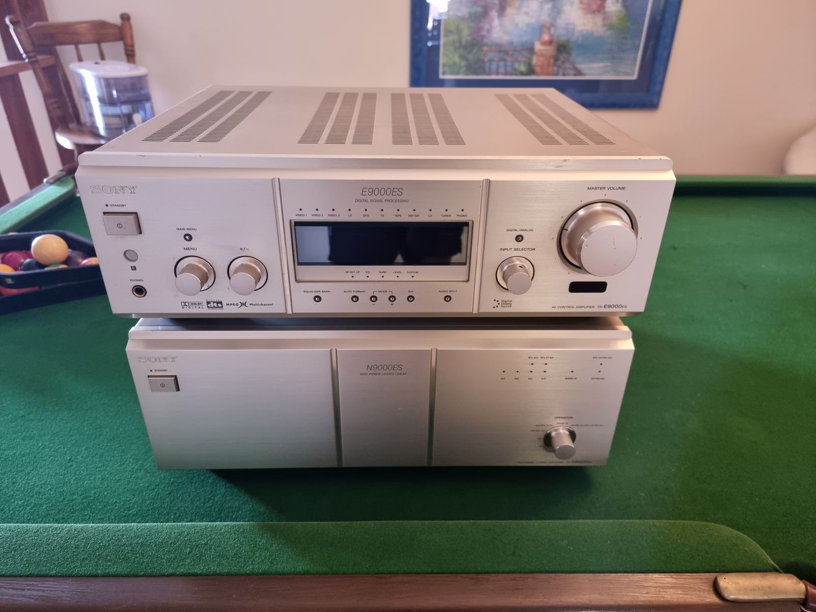 FS: Sony TA-N9000ES / TA-E9000ES Pre/Power 5 channel system - Stereo ...