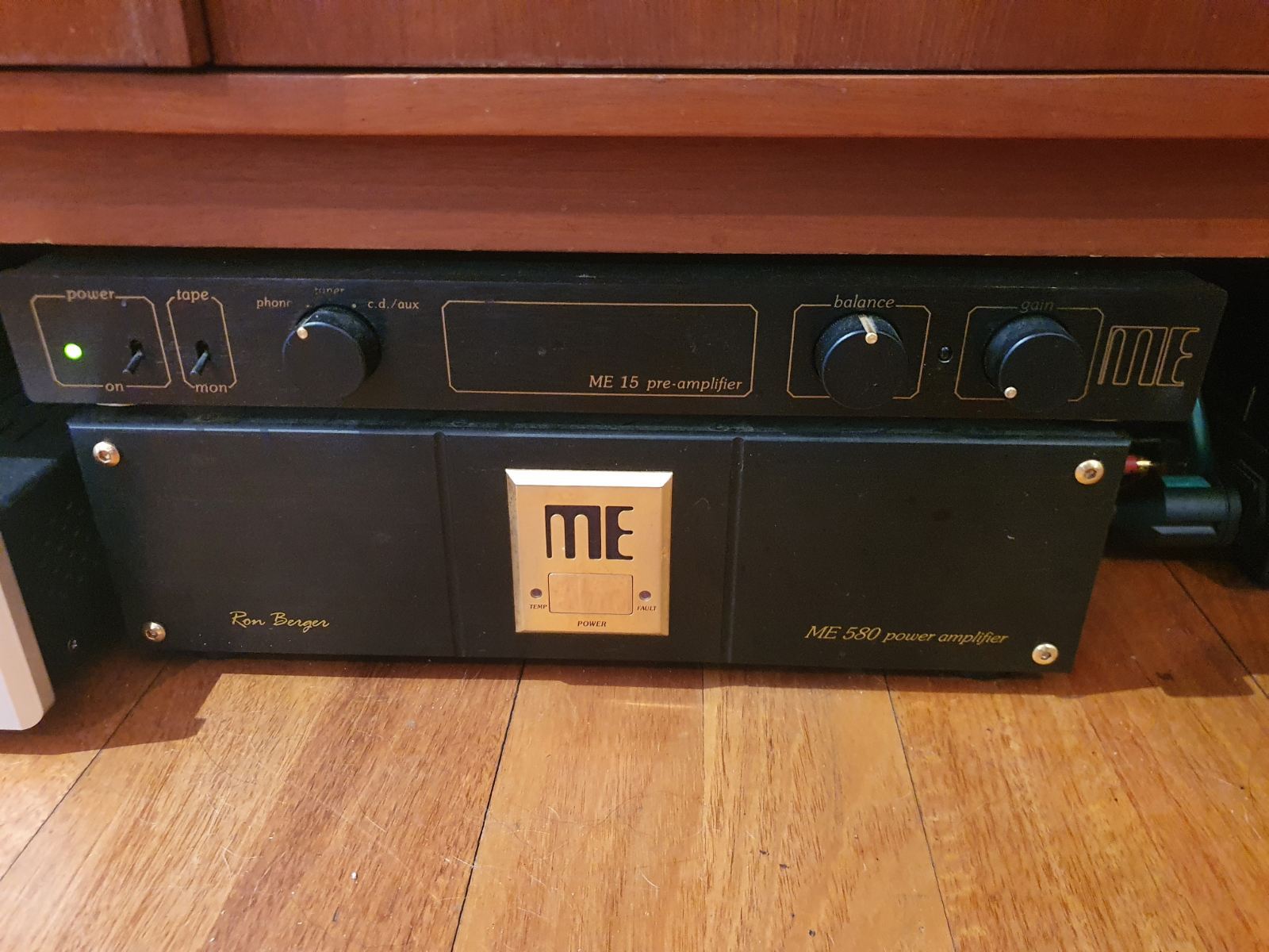 ME pre/power: ME15 Preamp and ME580 Power Amp - Stereo, Home Cinema ...