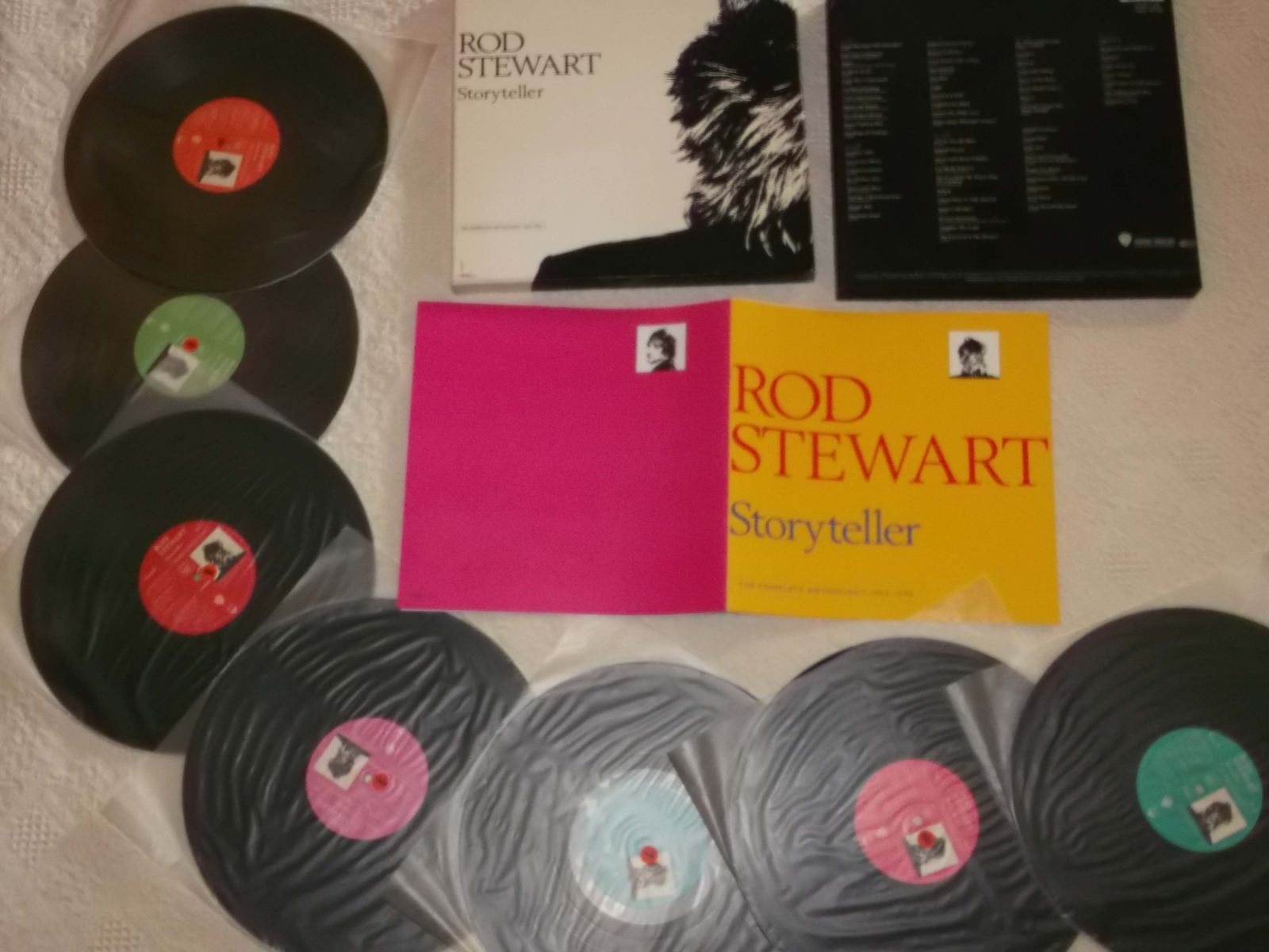 7 LP vinyl box set Rod Stewart Storyteller The Complete Anthology 1964 ...