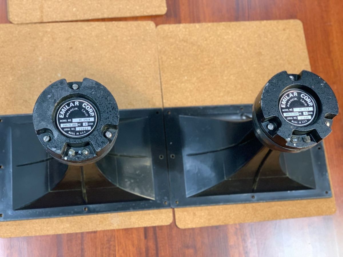 FS: Emilar EC175-8 1" drivers + Dayton Audio H812 exp horns - Hi-Fi and ...