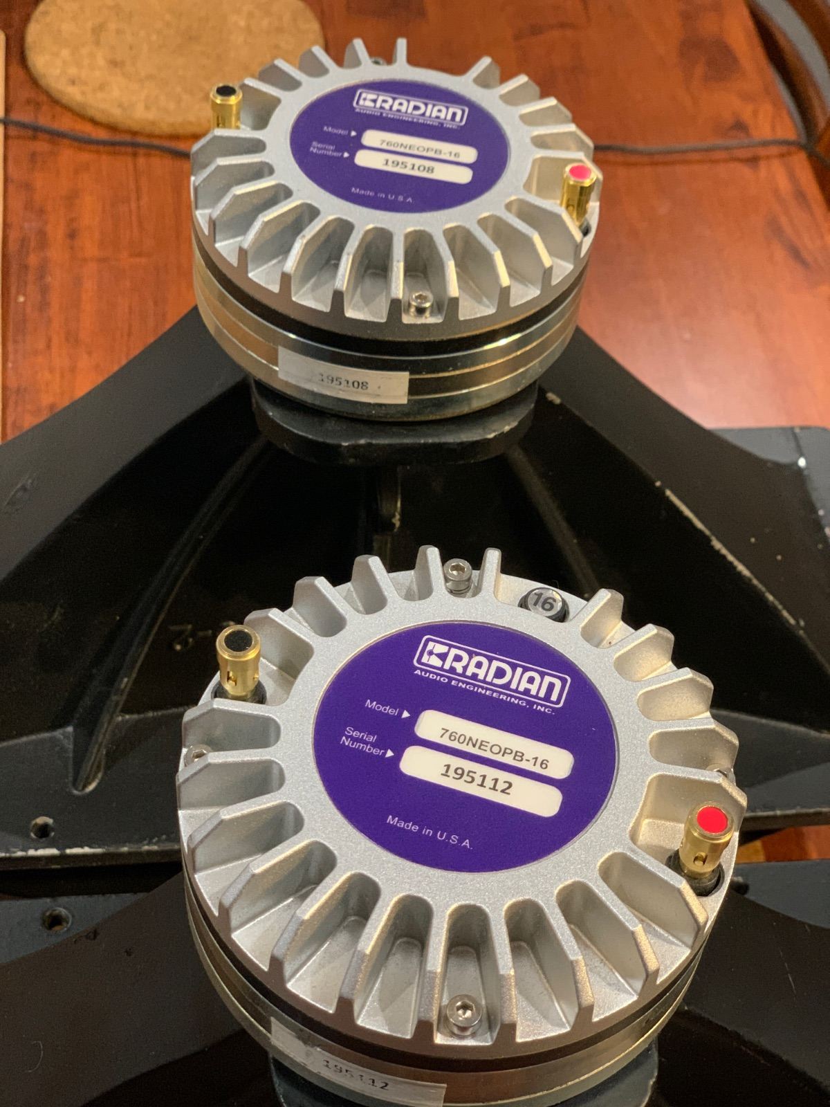 FS: Radian 760neoPB drivers Emilar EH500-2 horns |﻿ Hi-Fi and Cinema ...