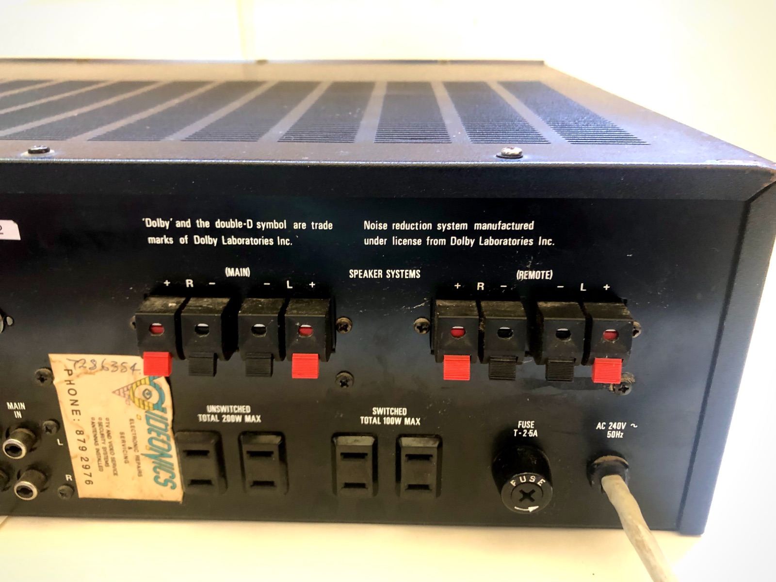 Sold PP. NAD MODEL 200 Beautiful rare Vintage NAD amplifier, 100 watts ...