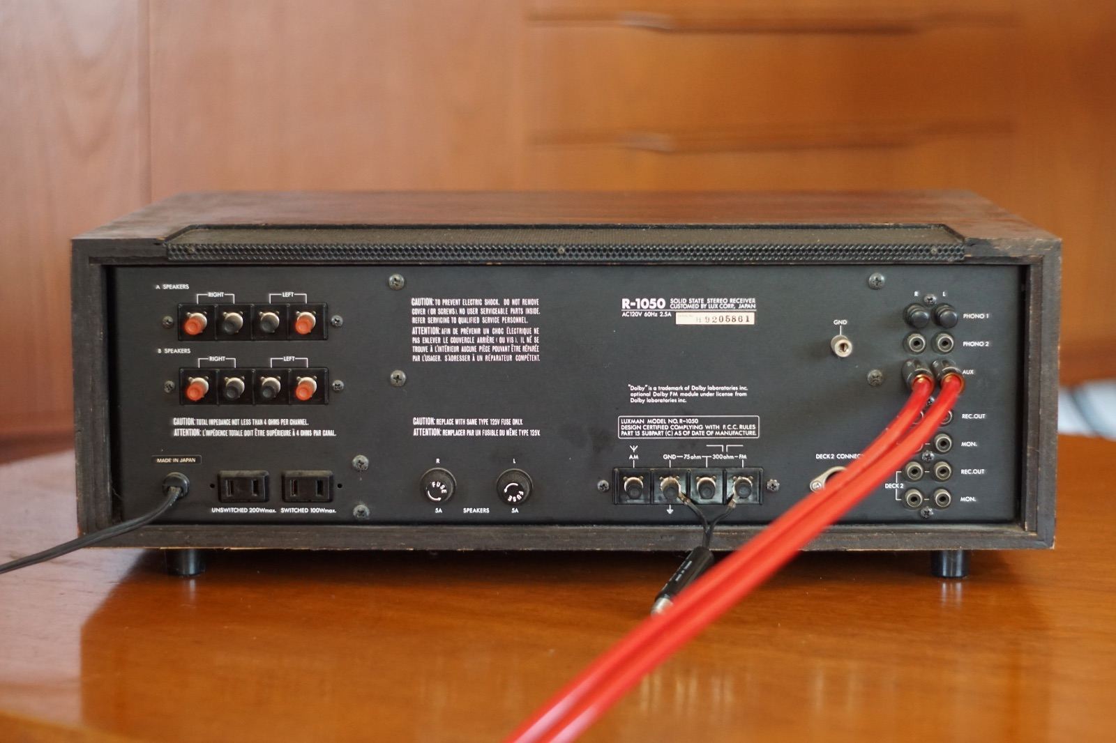 FS: Luxman R-1050 receiver amplifier - Stereo, Home Cinema, Headphones ...