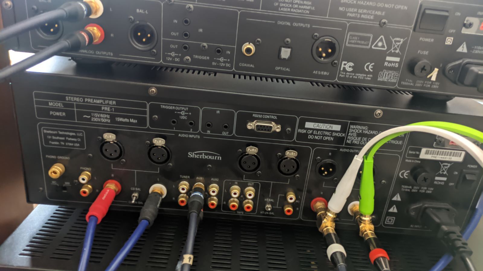 Sherbourn 2-160: 2-CHANNEL POWER AMPLIFIER / PRE AMPLIFIER PRE-1 /CD ...