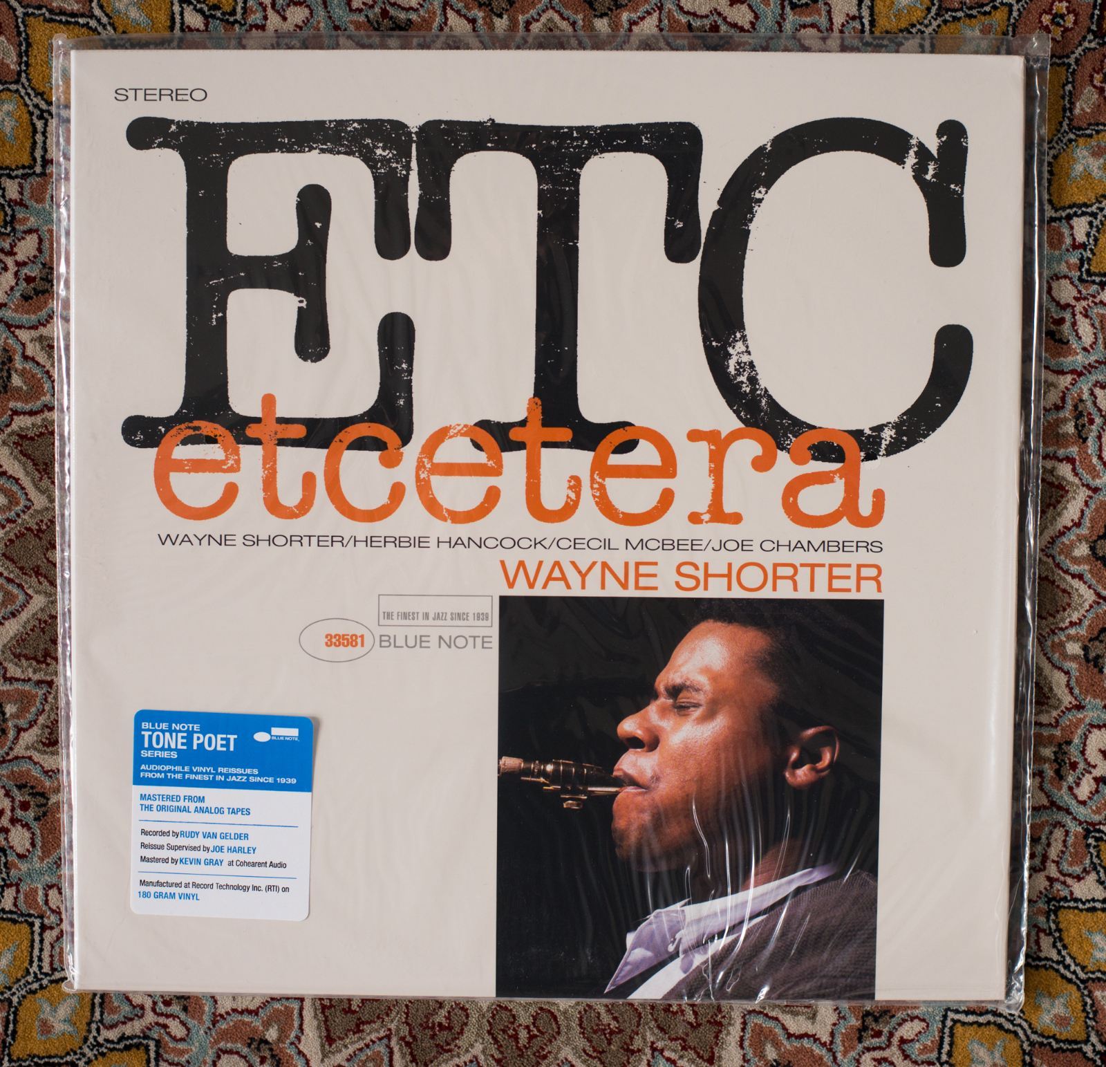 Wayne Shorter "ETC/Etcetera" Tone Poet - Vinyl, CD, and Blu-ray - StereoNET