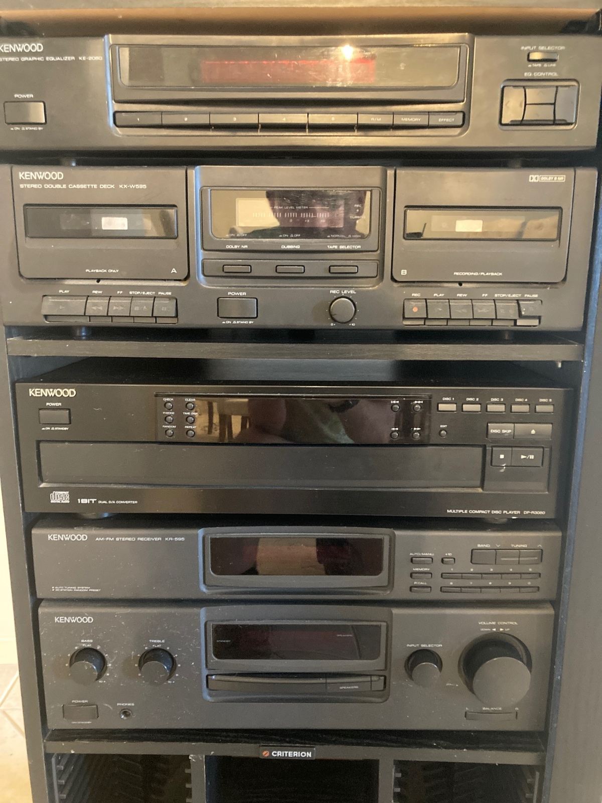 FS: Kenwood separates: Amp/Tuner CD player / Tape player / Graphic EQ ...