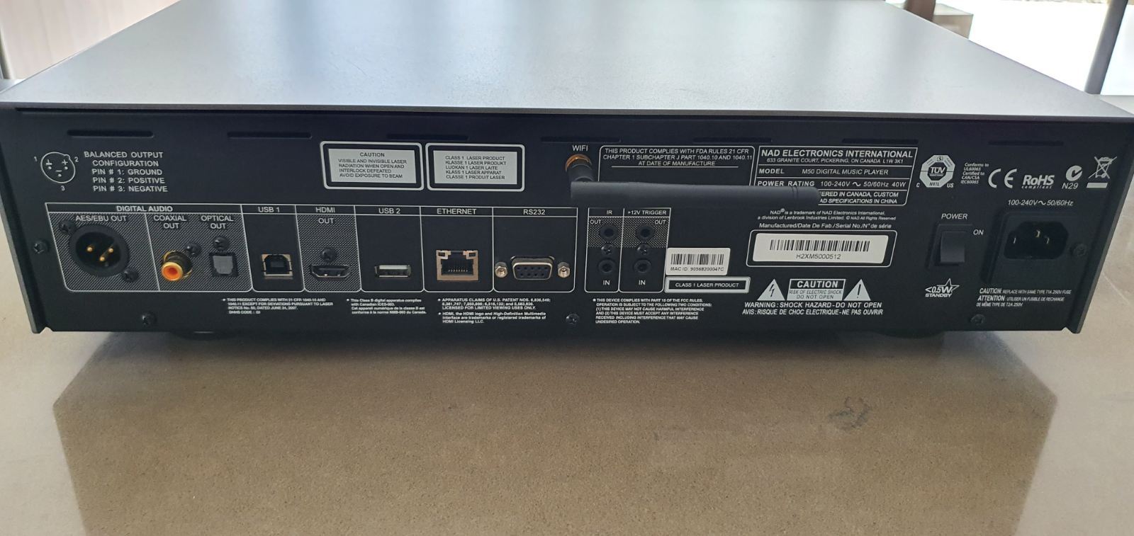 Sold: NAD M50 CD Player / Music Server |﻿ Stereo, Home Cinema ...