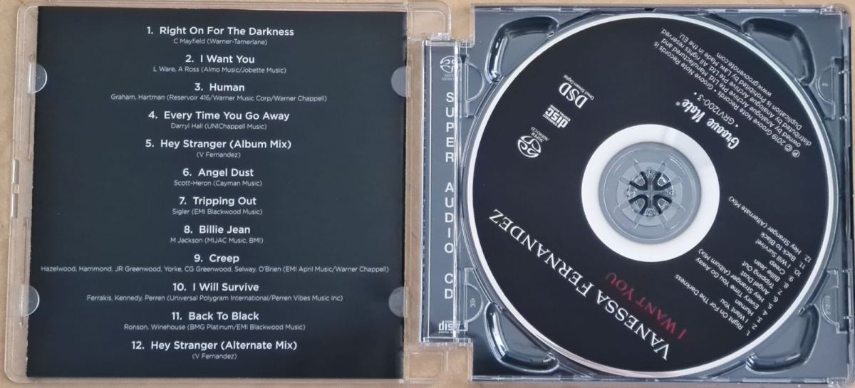 FS: Vanessa Fernandez - I Want You (SACD) |﻿ Vinyl, CD, and Blu-ray