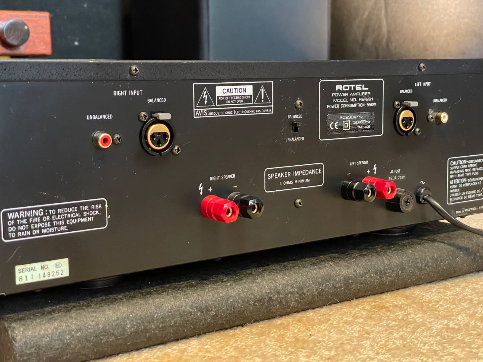 FS: Rotel RB-991 200W Power Amplifier - Stereo, Home Cinema, Headphones ...