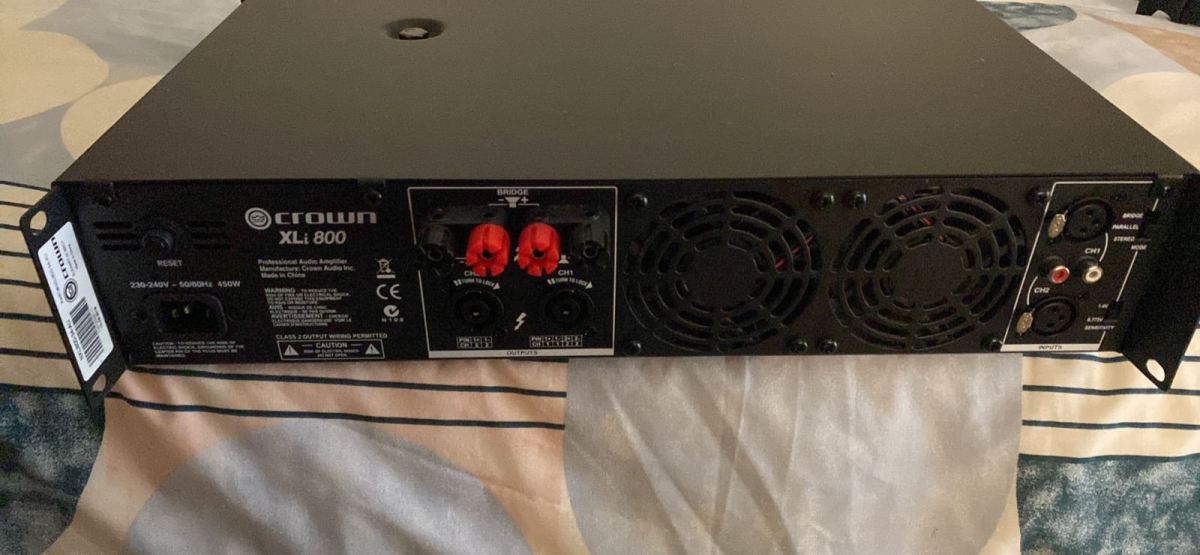 Crown XLi 800 Power Amplifier |﻿ Stereo, Home Cinema, Headphones Components