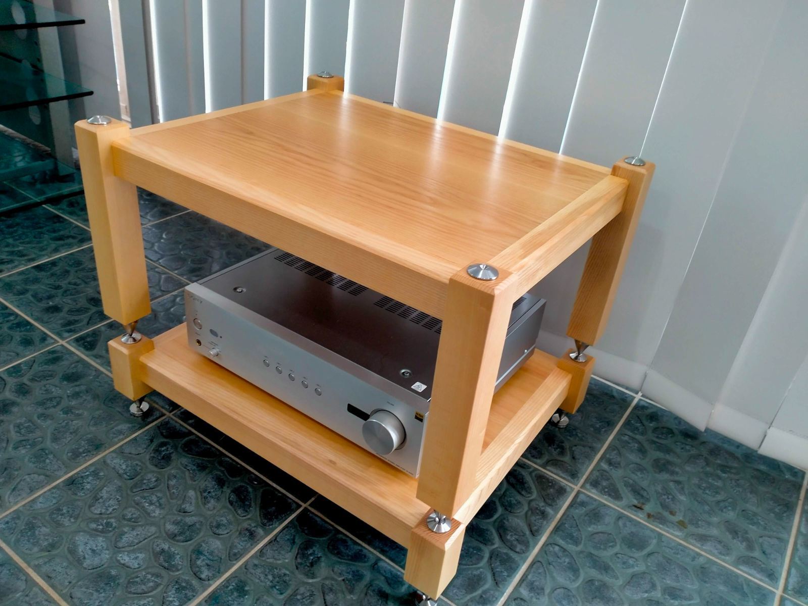 Hi-End 3, 4, 5 Audio Stand/ Rack in light Oak |﻿ Hi-Fi and Cinema ...