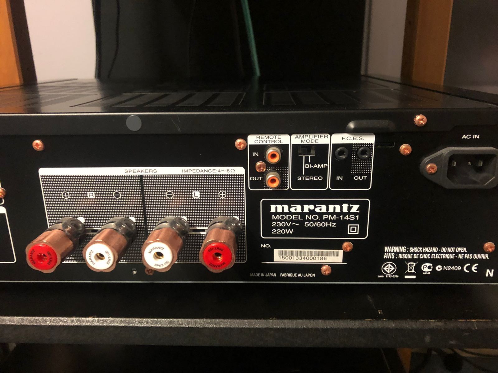 FS: Marantz Pm14s1 integrated Amplifier - Stereo, Home Cinema ...