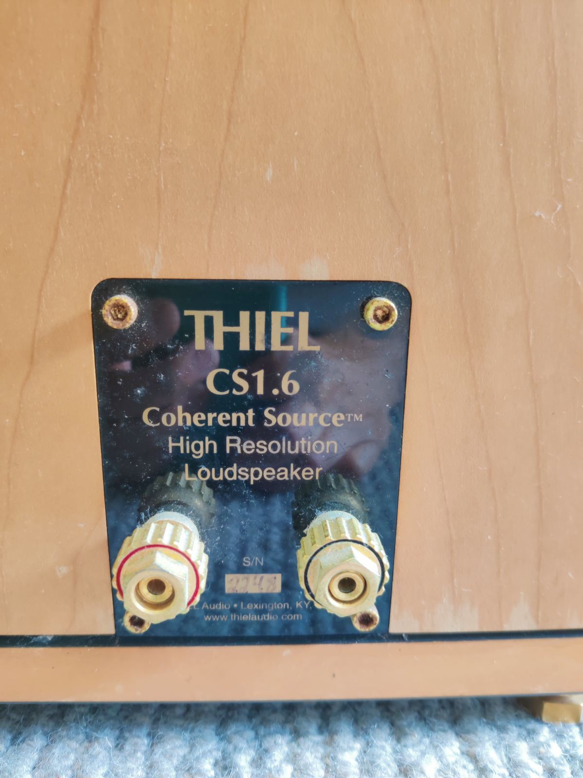 FS: Thiel CS1.6 loudspeaker - Stereo, Home Cinema, Headphones ...
