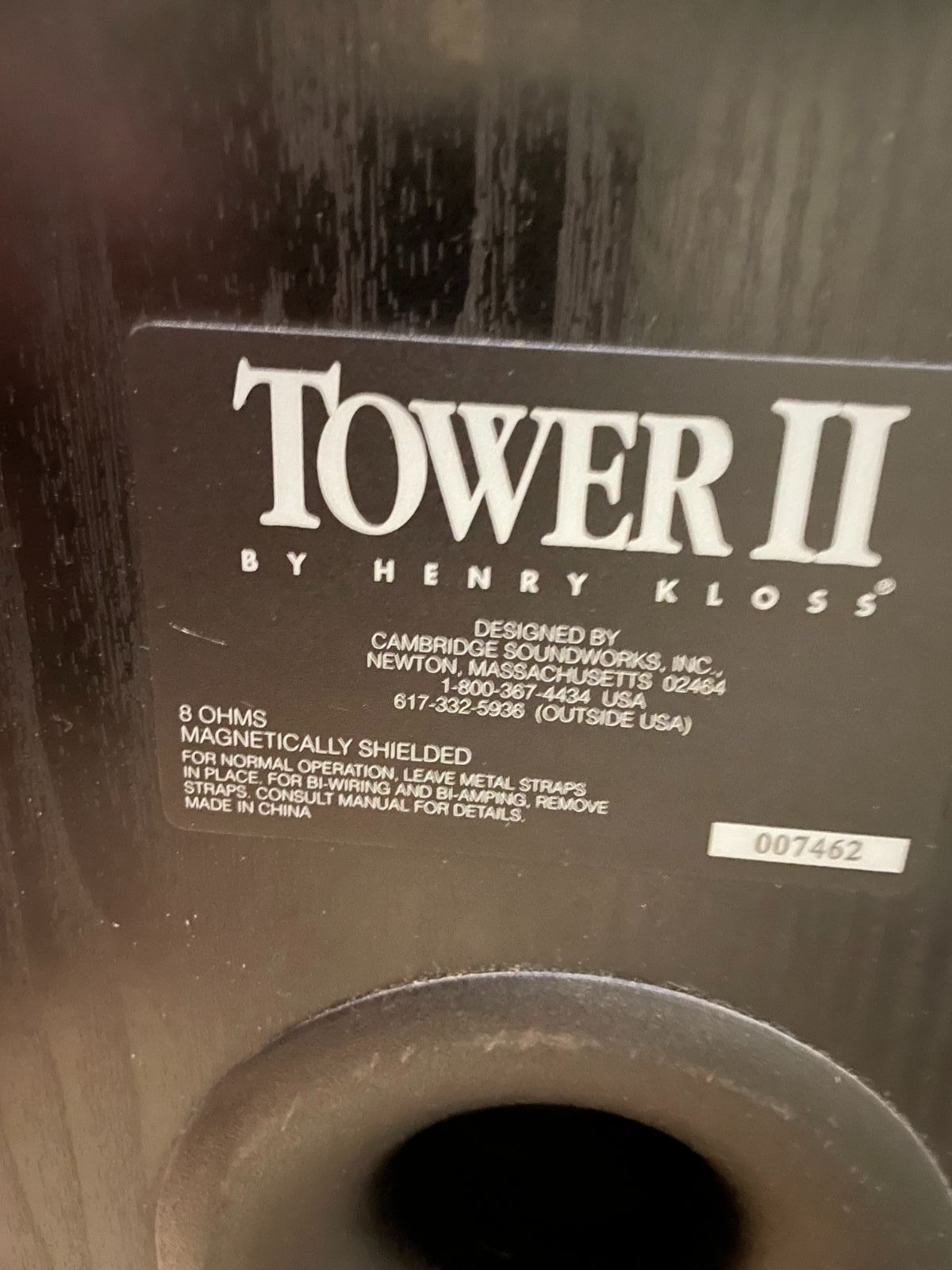 Cambridge SoundWorks Tower II Speaker - Stereo, Home Cinema, Headphones ...