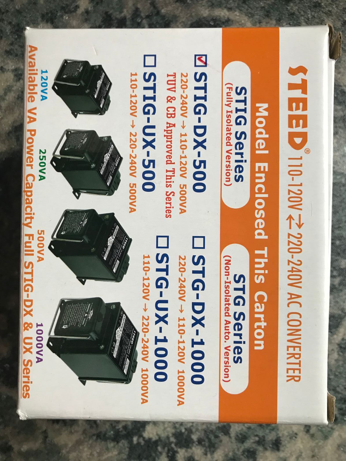 FS: 500W 240 - 120V Isolated Stepdown Transformer |﻿ Hi-Fi and Cinema ...