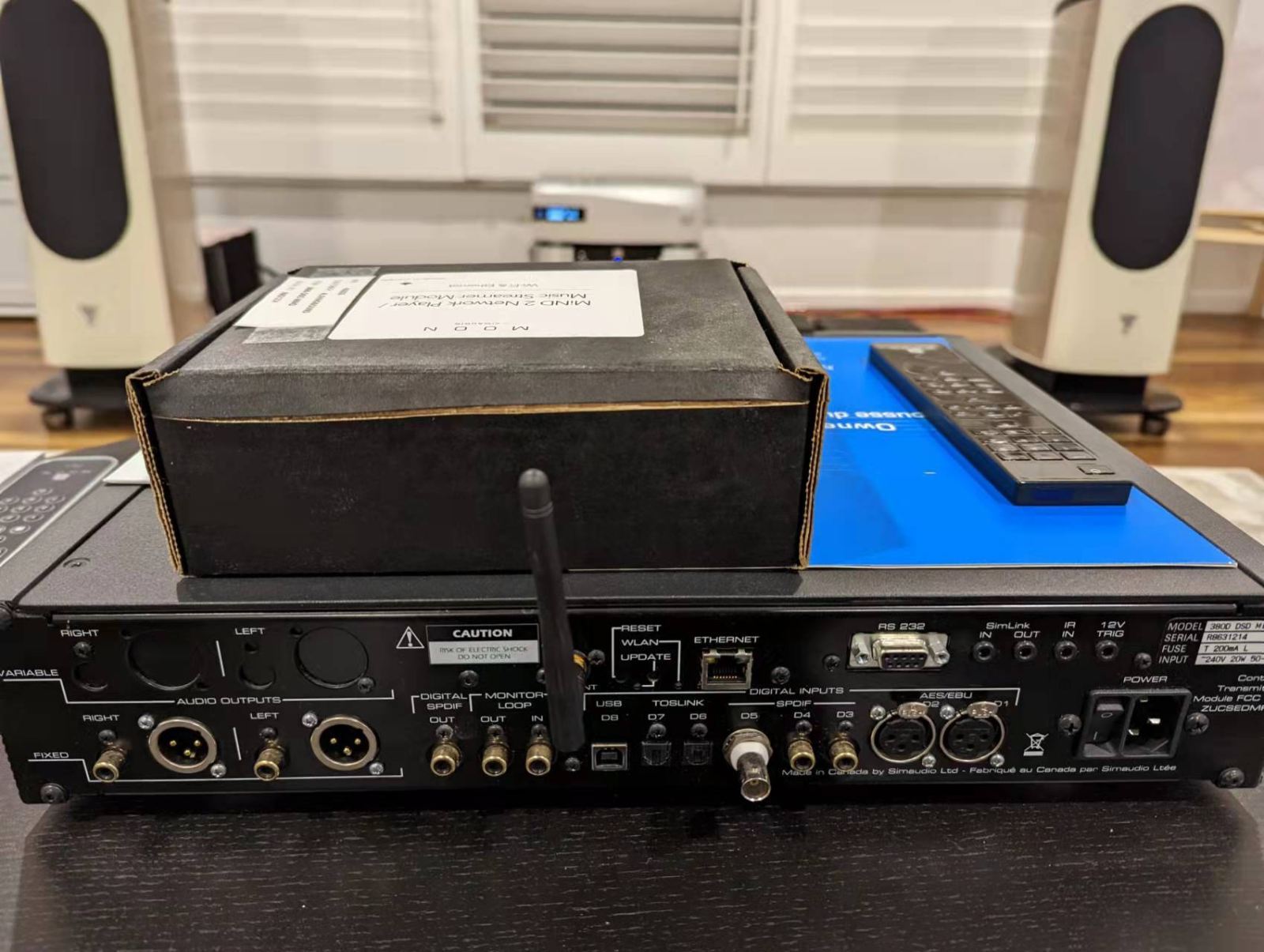 FS: Simaudio Moon 380D with MiND 2 upgrade RoonReady MQA Streamer DAC ...