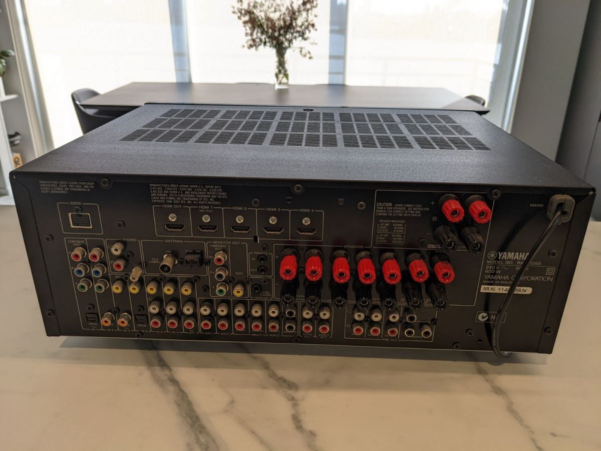 FS: REPOST PRICE DROP Yamaha RX-V1065 AV Receiver & Focal Sib 5 ...