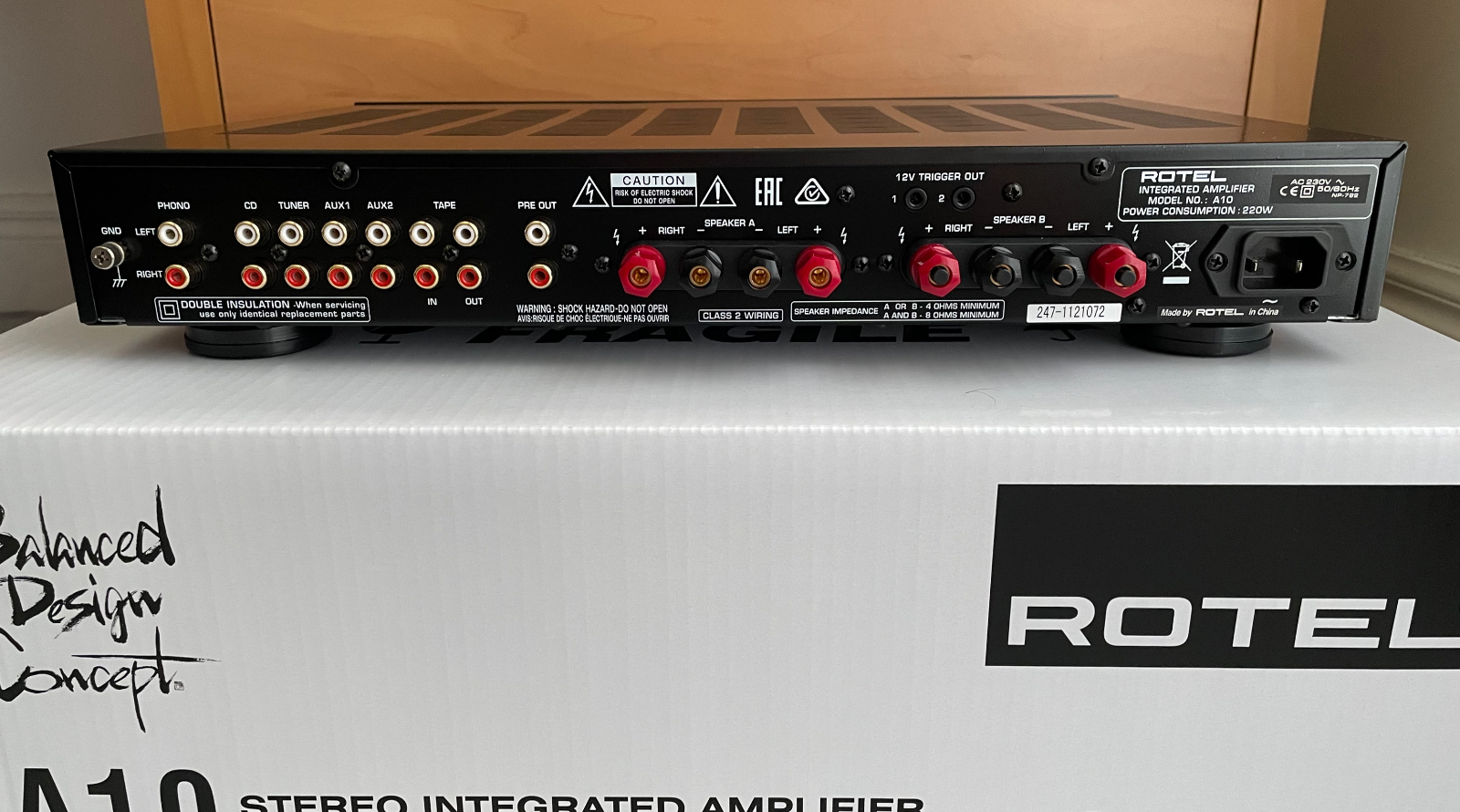 FS: Rotel A10 Integrated Amplifier - Stereo, Home Cinema, Headphones ...