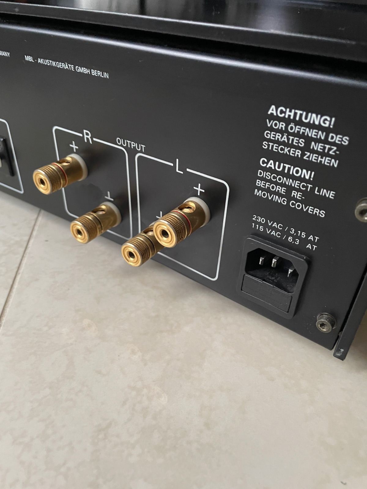 FS: MBL 8004 Power amplifier - Stereo, Home Cinema, Headphones ...