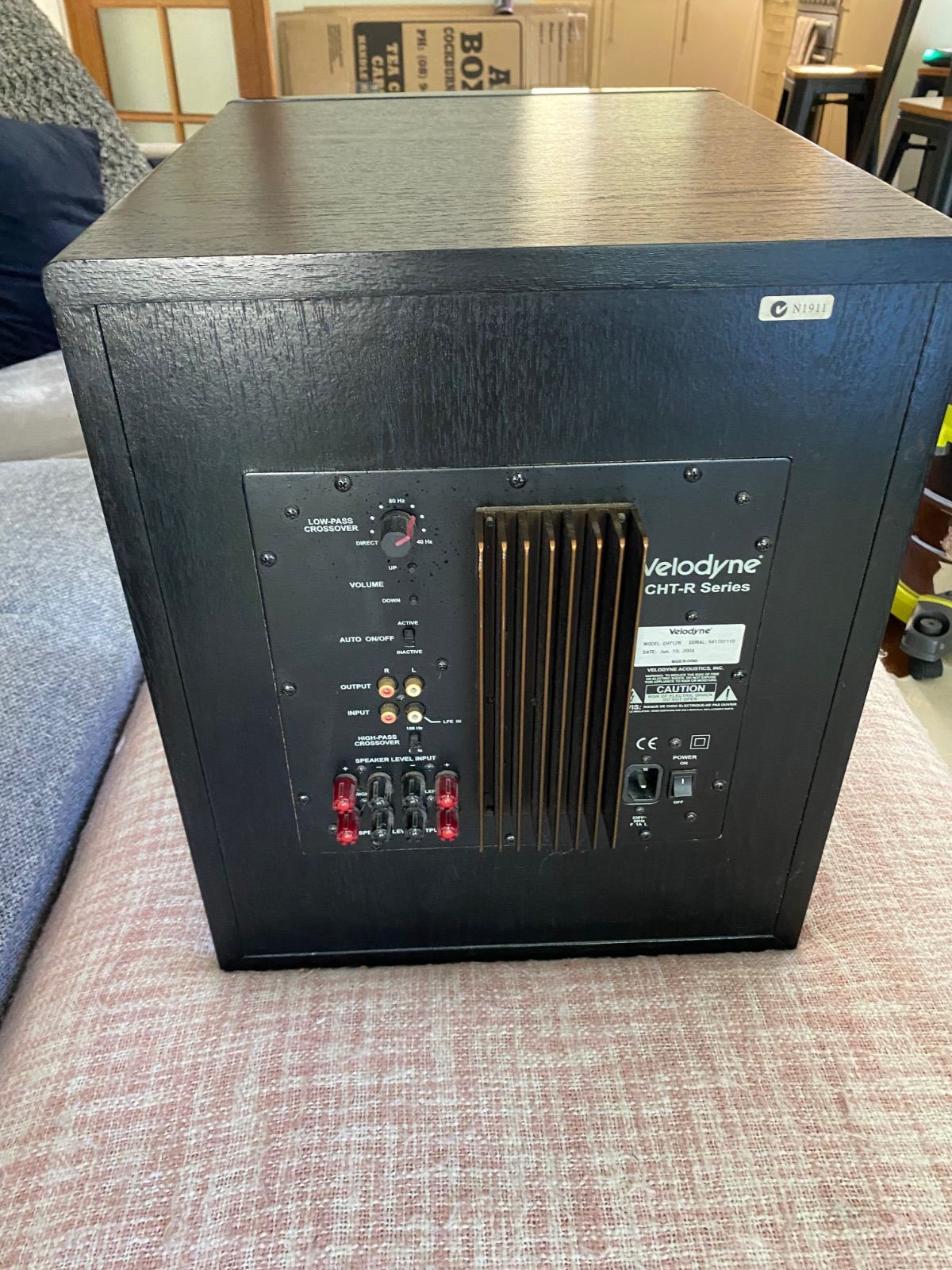 Taken - Free Velodyne CHT12R Sub - faulty - Pay it Forward | Giveaways ...