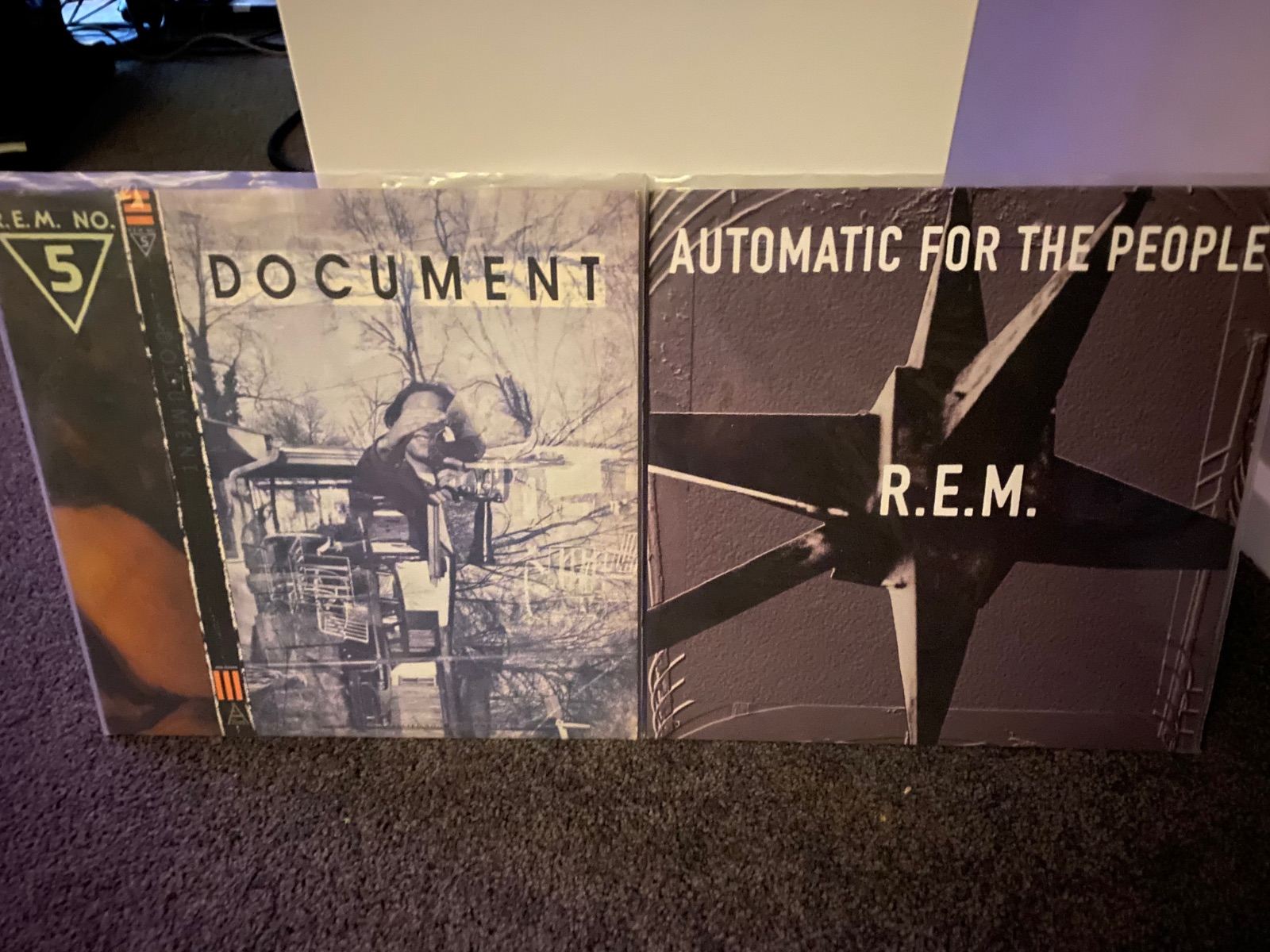 REM Document (US 1st press) and Automatic for the People (RM) - Vinyl ...